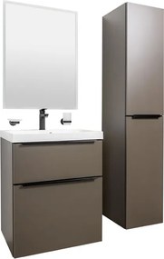 Mereo Mereo, Mailo, koupelnová skříňka 81 cm, bílá, dub, antracit, CN561SB