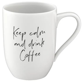 Hrnek s nápisem KEEP CALM AND DRINK COFFEE