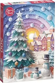 CHERRY PAZZI Puzzle Zimní přání / 500 dílků / 50 x 34,5 cm