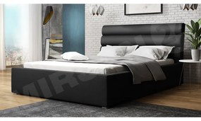 Čalouněná postel s úložným prostorem a roštem Exorim, Rozměr postele: 160x200, Potah: Victoria 14 866