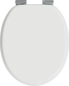 Toaletní sedátko s tlumeným zavíráním 2 ks Bílá 44 x 38 cm 3414529