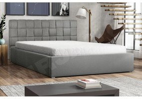 Čalouněná postel s úložným prostorem a roštem Kinec, Rozměr postele: 160, Potah: Malmo 13 378