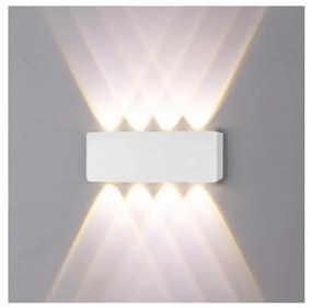 Top Light | Top Light - LED Venkovní nástěnné svítidlo LED/8W/230V IP44 4000K bílá | TP1766