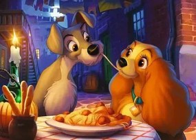Ravensburger Disney: Lady a Tramp / 1000 dílků  / od 14 let