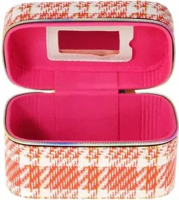 ADAR Kosmetický kufřík S se zrcátkem / 19 x 11 x 10 cm / Textil / od 3