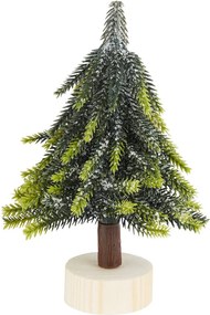 TREE OF THE MONTH Vánoční stromek s dřevěným stojanem 19 cm