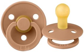 Kaučukový dudlík BIBS, 0-6 m, sv. hnědý