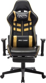 vidaXL Herní židle umělá kůže [20512] Barva: Černá a oranžová