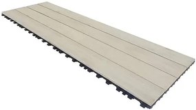 Smartdeck Klikací dlaždice Smartdeck, borovice, 120 x 40 x 2.5 cm / bílá