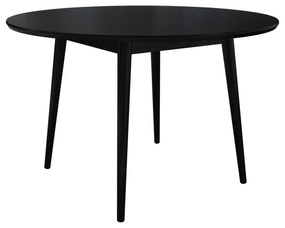 Stylový kulatý stůl Robbie 120, černý