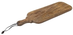Prkénko dřevěné s rukojetí MANGO, 50,5 x 16 cm