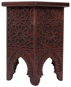 Marocký dřevěný stolek Malik