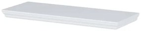 Autronic Nástěnné polička Polička nástěnná 60 cm, MDF, barva bílá, baleno v ochranné fólii (P-024 WT)