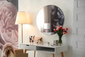 Dekorativní kulaté zrcadlo na zeď bez rámu fi 70 cm