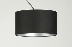 Stojací designová oblouková lampa Adamo Nero