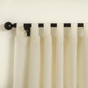 M&K Závěsy s poutky OSCAR krémové, 145x250 cm, 2 ks