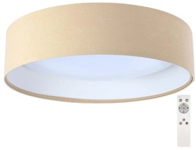 LED Stmívatelné stropní svítidlo SMART GALAXY LED/24W/230V béžová/bílá + DO