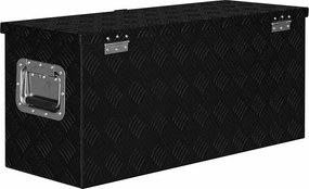 Hliníkový box 80 x 30 x 35 cm černý 146442