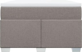 Box spring postel s matrací taupe 120x200 cm textil 3285127
