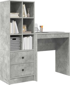 Stůl Betonově šedá 115,5 x 40 x 127 cm 2 ks 3337308