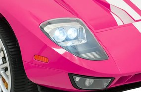 Elektrické autíčko Ford GT růžové