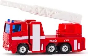 SIKU česká verze - hasičské auto s výsuvným žebříkem