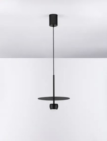 LED černé designové svítidlo Edem