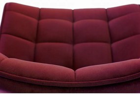 LuxuryForm Židle ORLEN VELUR - vínová