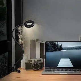 Solight LED stmívatelná stolní lampička s klipem / 300lm / nastaviteln