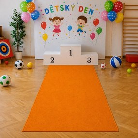 Beaulieu International Group, Běhoun Destiny 0470 Orange, 100x200, oranžová, dětský pokoj