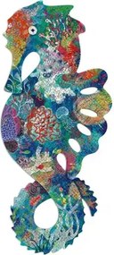 DJECO Obrysové puzzle Mořský koník / 350 dílků / 68 × 30 cm