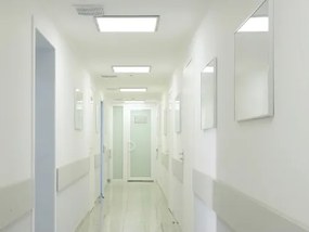 LED panel hranatý vestavný čtvercový 50W neutrální Panlux PN22300001
