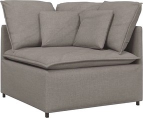 Modulární pohovka s polštáři textil taupe 3321242