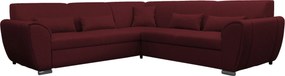 XXXLutz ROHOVÁ SEDAČKA, textil, tmavě červená Livetastic - Sedací soupravy - 001574004207