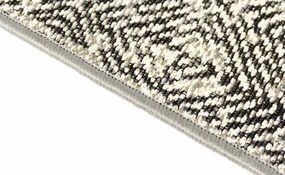 Oriental Weavers, Kusový koberec Zoya 597 X – na ven i na doma, 200x285, šedá, chodba / předsíň