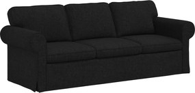 Set pohovek 2 ks Černá textil 3407576