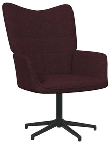 Relaxační židle fialová textil,  327973 HangarStore.cz