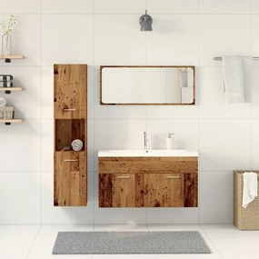 5dílná koupelnová sestava old wood kompozitní dřevo 3328603