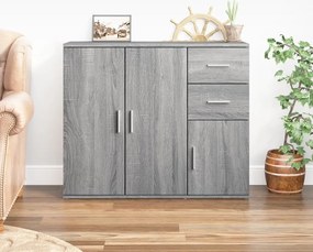 vidaXL Příborník 91 x 29,5 x 75 cm, konstrukční dřevo [823275] Barva: šedá sonoma