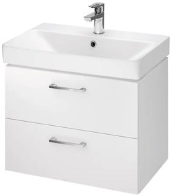Cersanit - SET B279 LARA MILLE SLIM 60 (SKŘÍŇKA + UMYVADLO), Bílá, S801-318-DSM