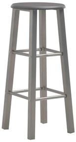 Barové stoličky 2 ks antracitové MDF 284387