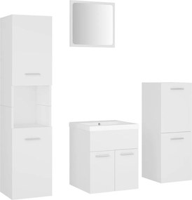 Set koupelnového nábytku bílý dřevotříska 3071081