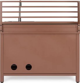BIZZOTTO Modul zahradní kuchyňské linky s dřezem ARIA terakota 120x62 cm 0790380