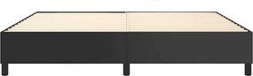 Rám postele s boxspringem černá 200 x 200 cm umělá kůže 3121065