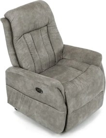 Polohovací křeslo šedé, elektrické TV-Q8575 GREY3