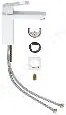 Grohe Eurocube - Umyvadlová baterie, chrom 23446000
