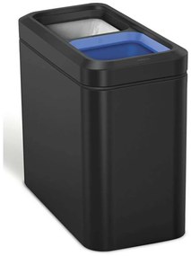 Simplehuman - Otevřený koš na tříděný odpad 20 l, matná černá CW2105