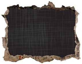 Wallmuralia Díra 3D fototapeta na stěnu Lněná textura 95x64 cm