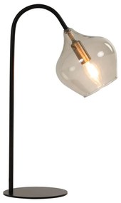 Černá stolní lampa (výška 50,5 cm) Rakel – Light &amp; Living