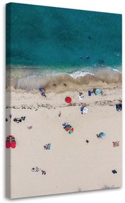 Gario Obraz na plátně Pohled na pláž z ptačí perspektivy - Nikita Abakumov Rozměry: 40 x 60 cm